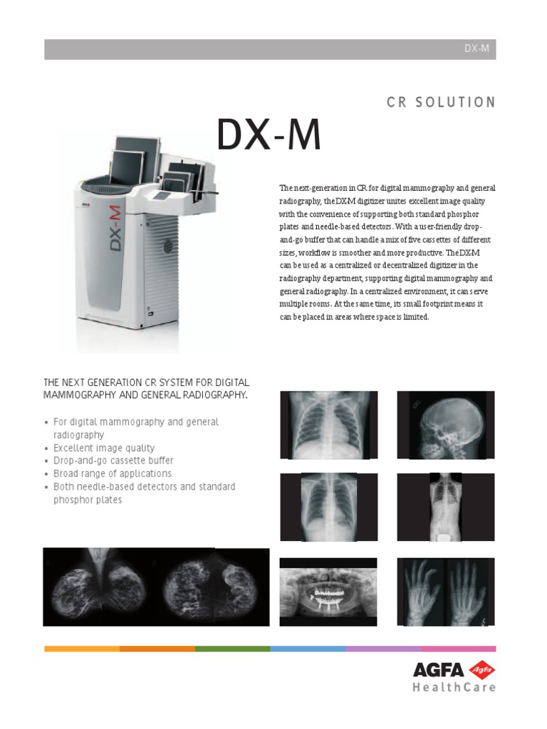 Agfa DX M Datasheet PDF | PDF | Radiography | Pixel