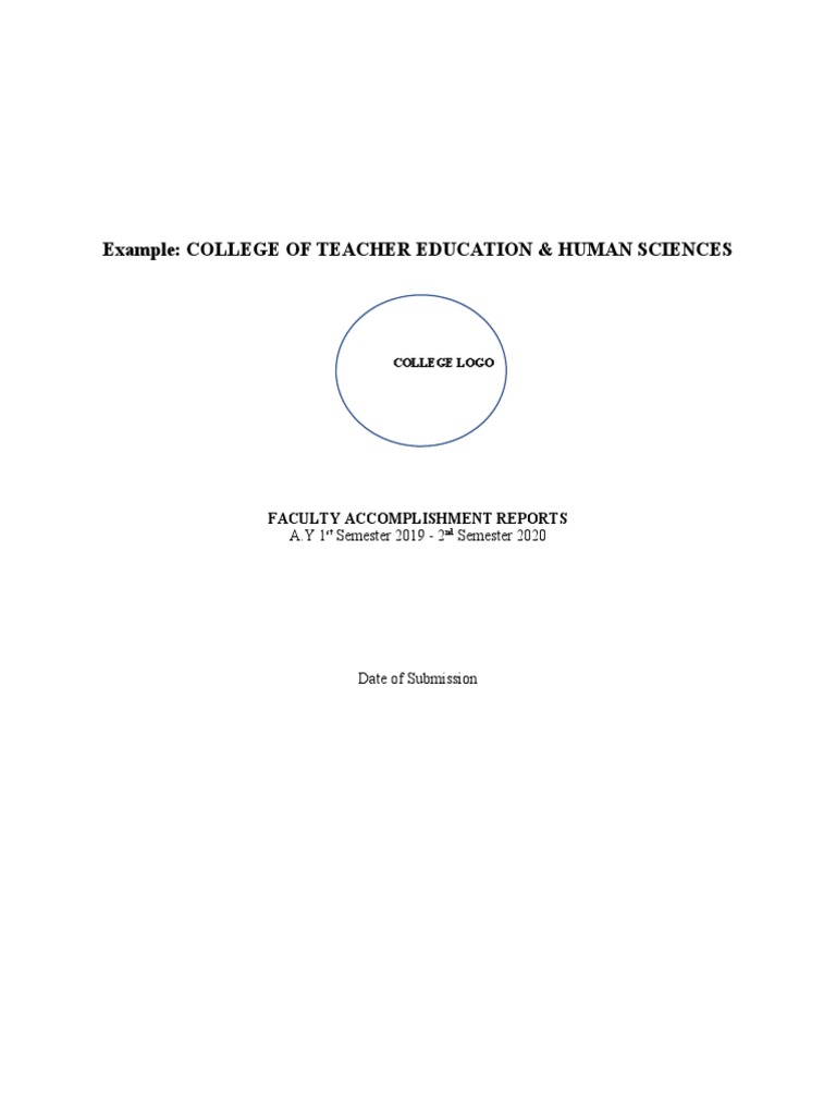 Example: College of Teacher Education & Human Sciences: Faculty ...