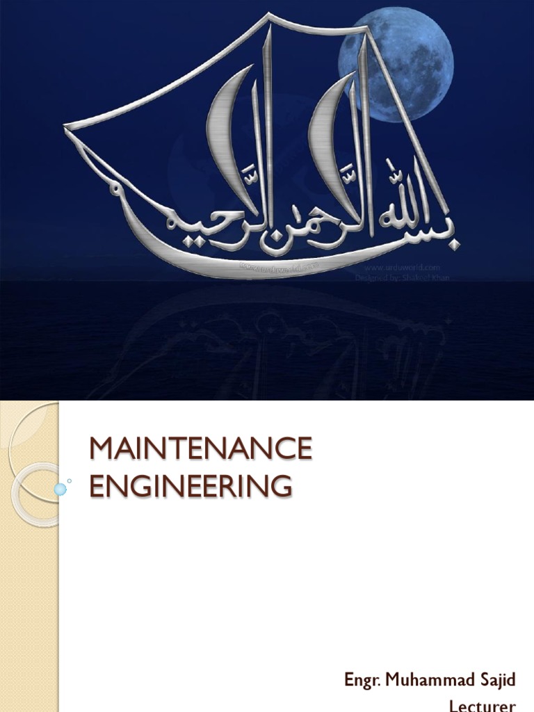 Maintenance and Its Types PDF | Download Free PDF | Reliability ...