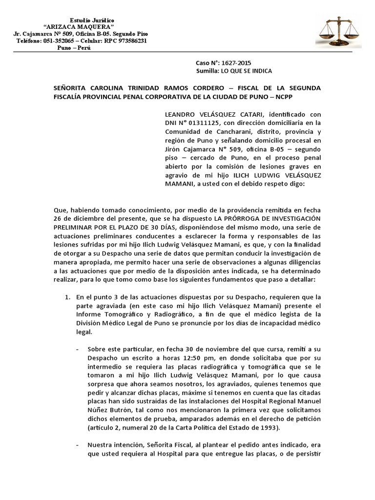 Escrito de Queja Por Inconducta Funcional Fiscalía | PDF | Propiedad | Estatuto de limitaciones