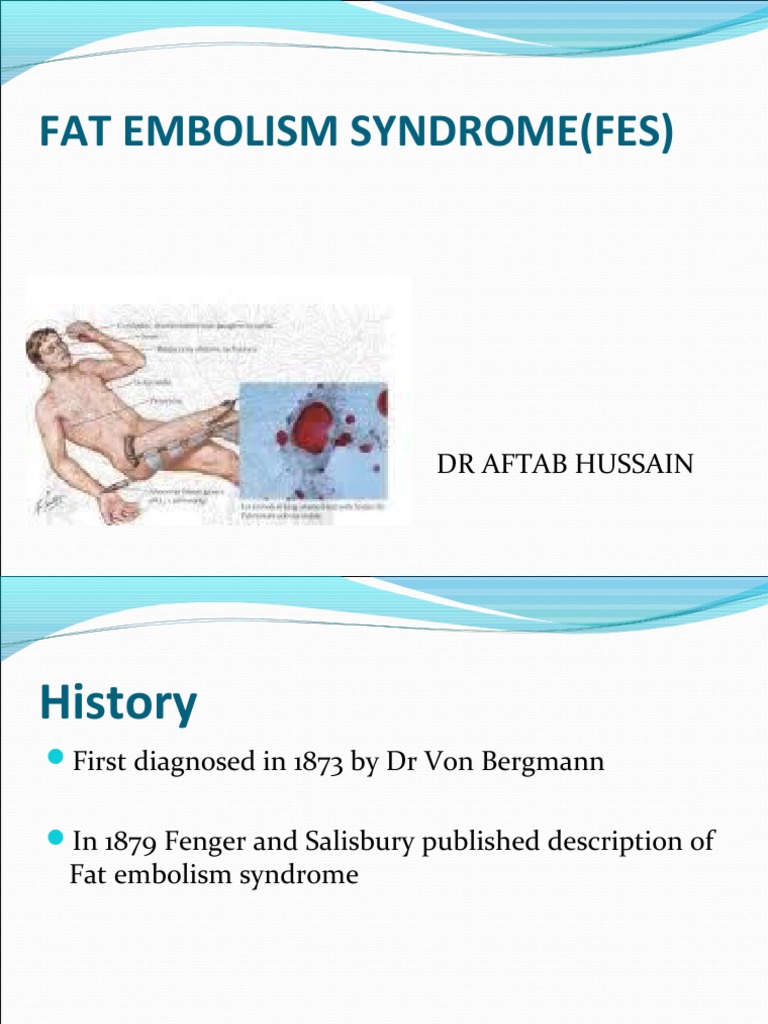 Understanding Fat Embolism Syndrome | PDF | Physiology | Health Sciences