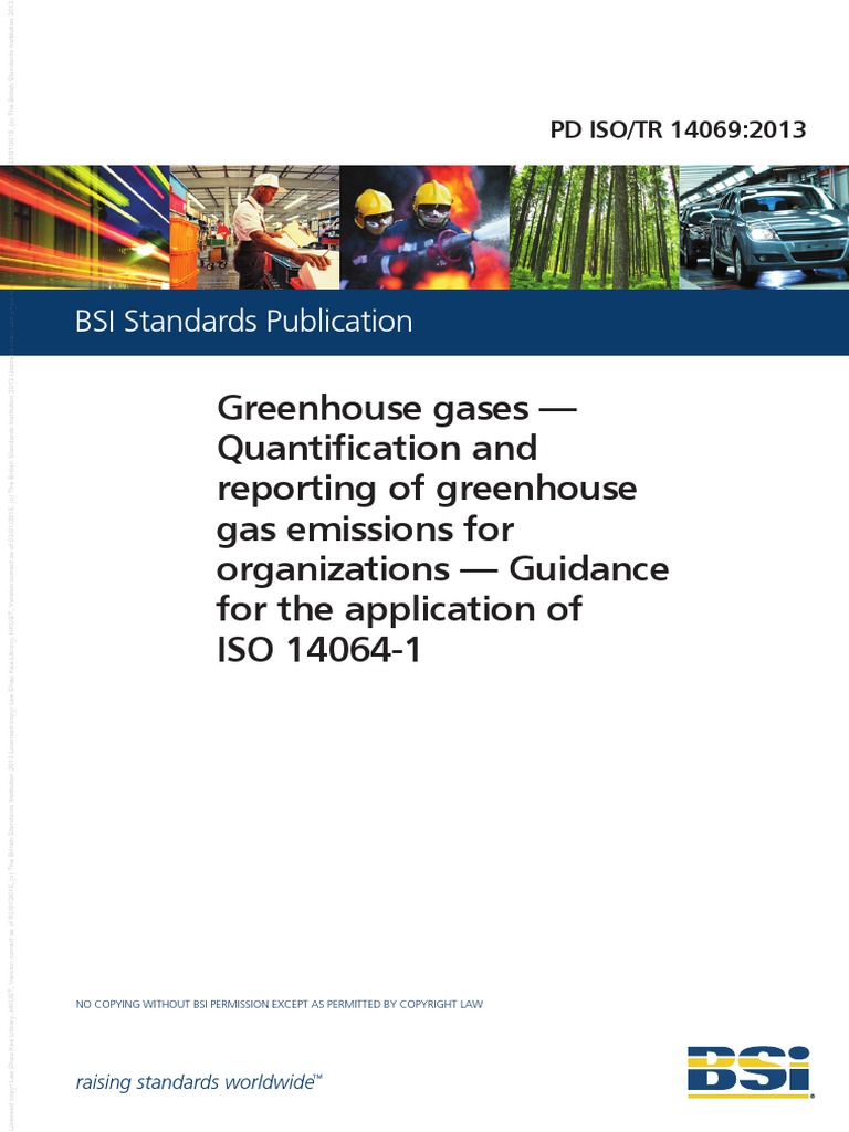 Greenhouse Gases - Quantification and Reporting of Greenhouse Gas ...