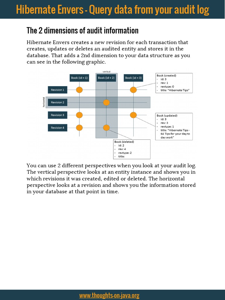 The 2 Dimensions of Audit Information | PDF | Databases | Information ...