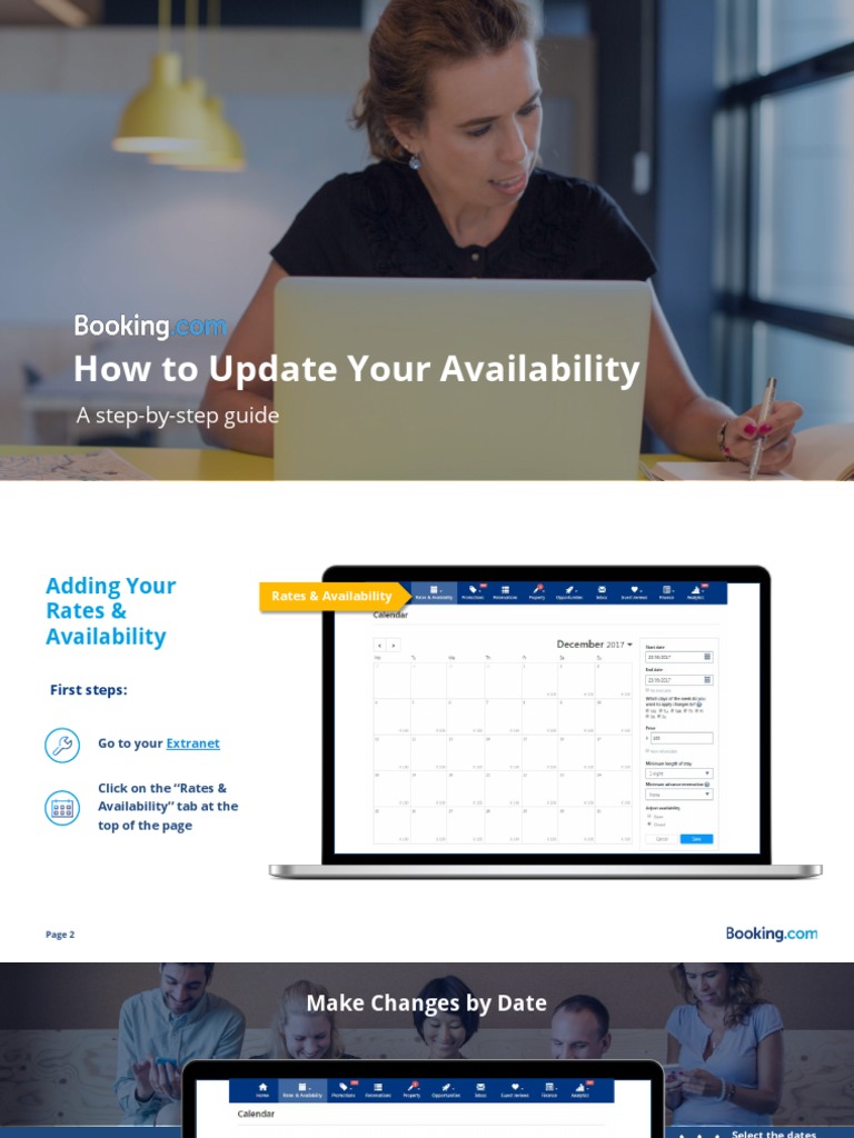 How To Update Your Availability: A Step-By-Step Guide | PDF | World ...