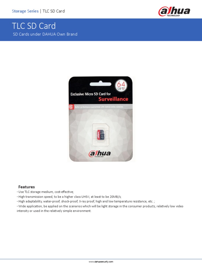 TLC-SD-Card Datasheet 20180612 | PDF | Equipment | Optics