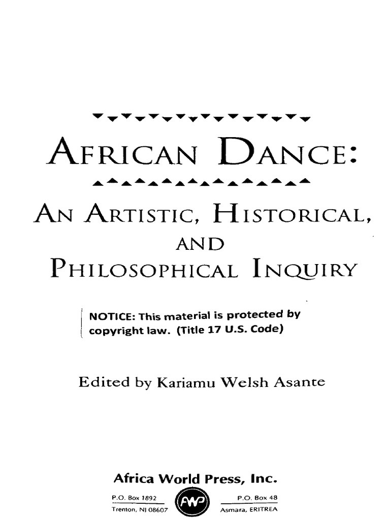 African Dance - Pearl Primus | PDF | Dances | Musical Instruments
