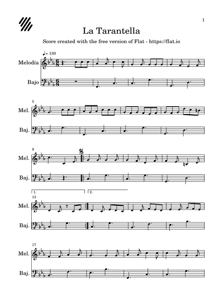 La Tarantella PDF | PDF