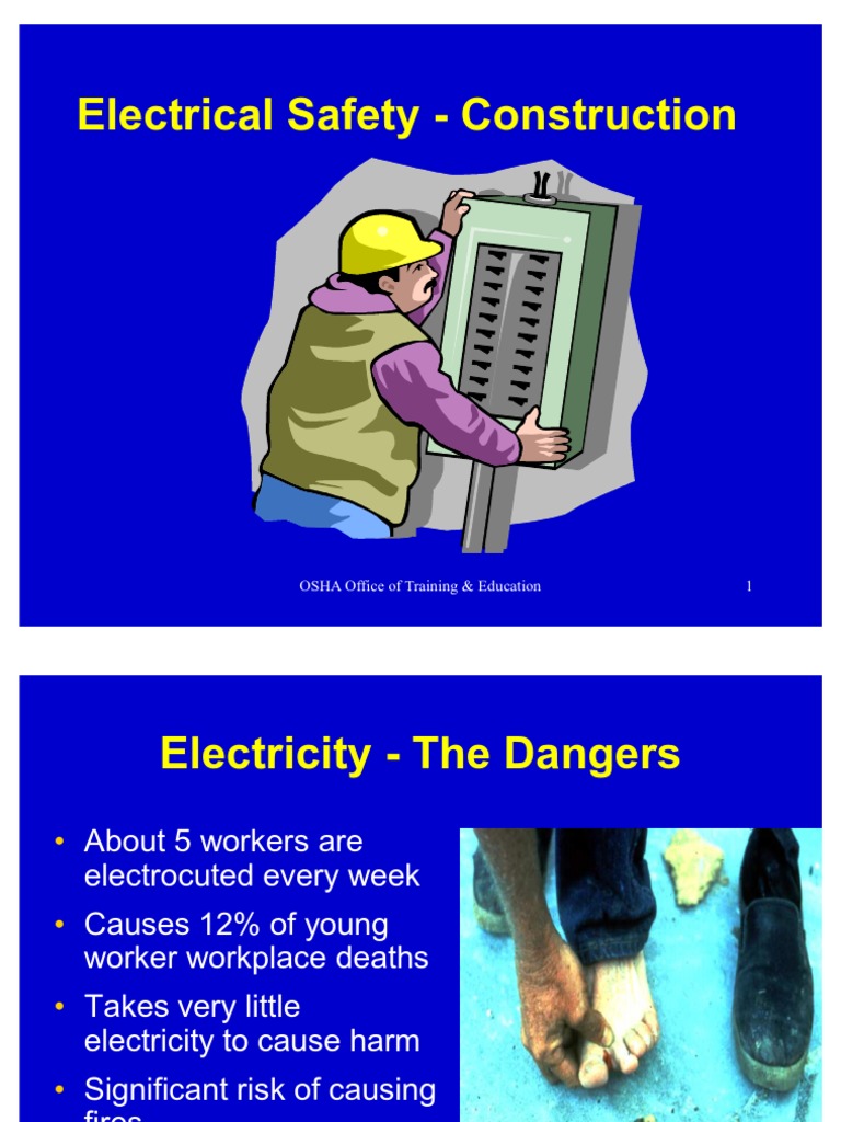 Electrical Safety - Construction | PDF | Electricity | Electrical Connector
