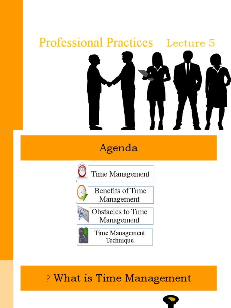 Professional Practices | PDF | Time Management | Professional Skills