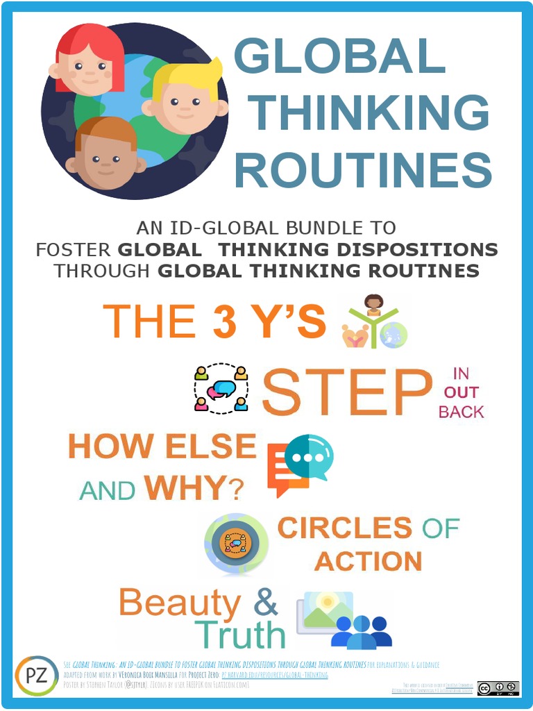 Global Thinking Routines Overview | PDF | Creative Commons License ...
