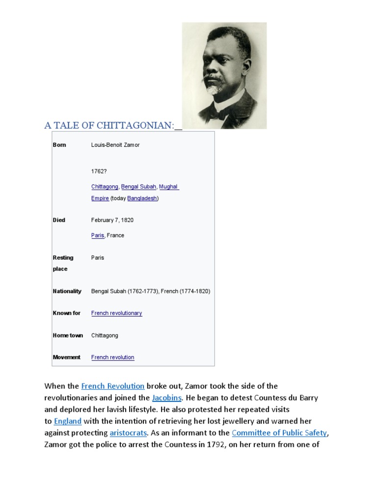 A Tale of Chittagonian:: French Revolution Jacobins England Aristocrats ...