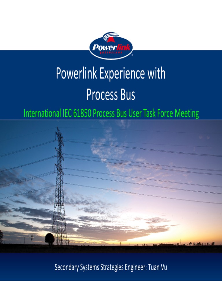 Powerlink Presentation International Process Bus Task Force TVu Final ...