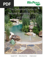 Building a Natural Swimming Pool Guide | PDF | Swimming Pool | Concrete