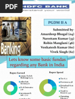 HDFC Bank Vision and Mission Statement | PDF | Banks | Taxes