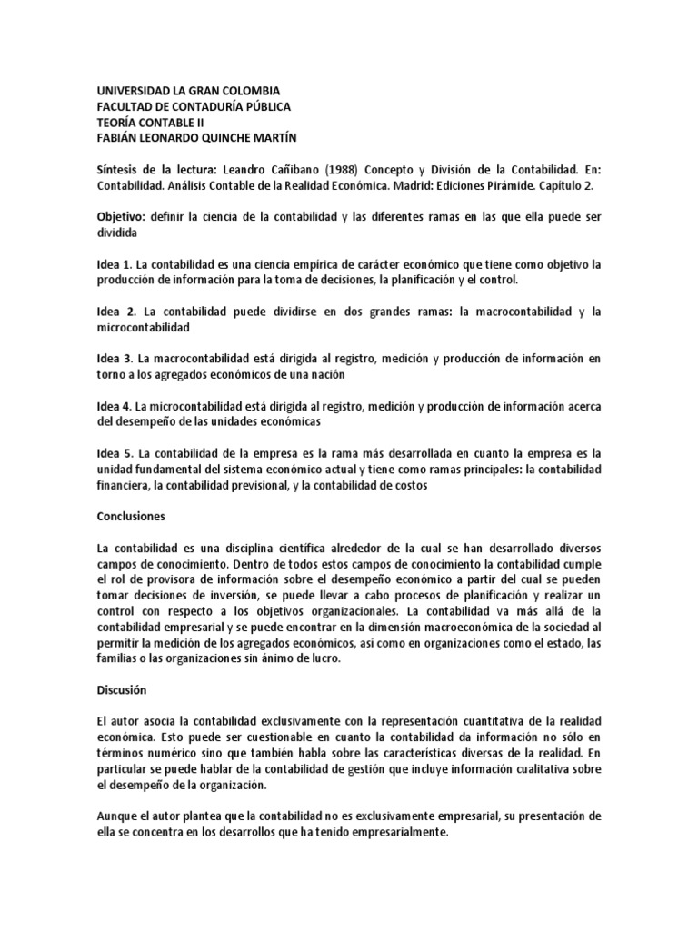 Ejemplo de Síntesis | PDF | Contabilidad | Planificación