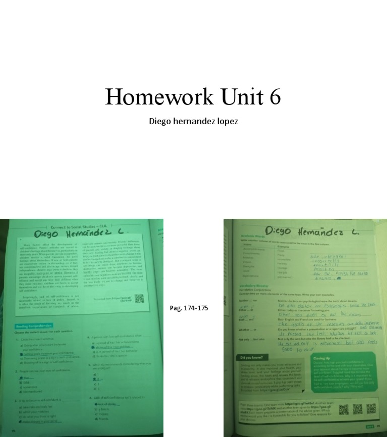 Homework Unit 6: Diego Hernandez Lopez | PDF