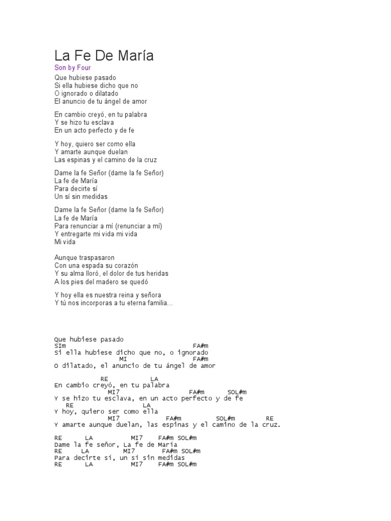 La Fe de María | PDF
