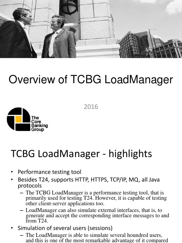 Overview of TCBG Loadmanager | PDF | Client–Server Model | Databases