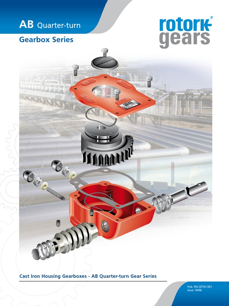 Rotork Manual Gearbox Actuators | PDF | Transmission (Mechanics) | Gear