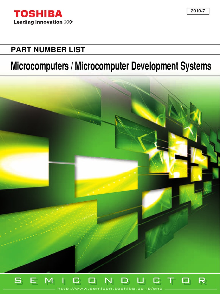 Microcontroladores Toshiba PDF | PDF | Microcontroller | Read Only Memory