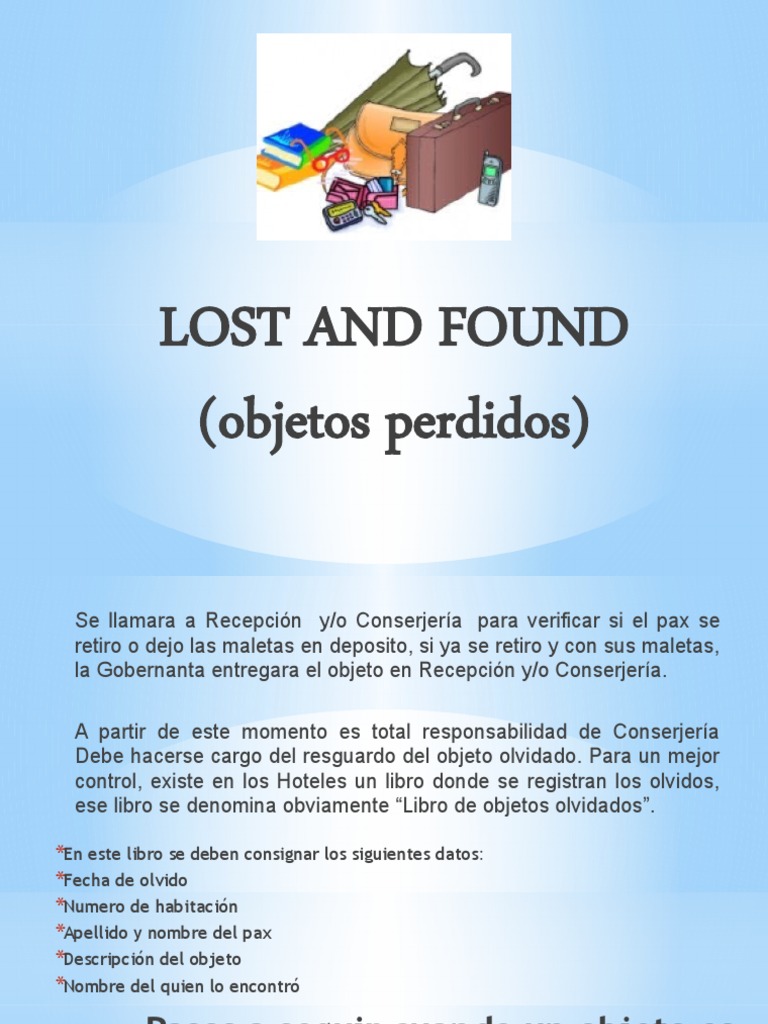 Lost and Found | PDF