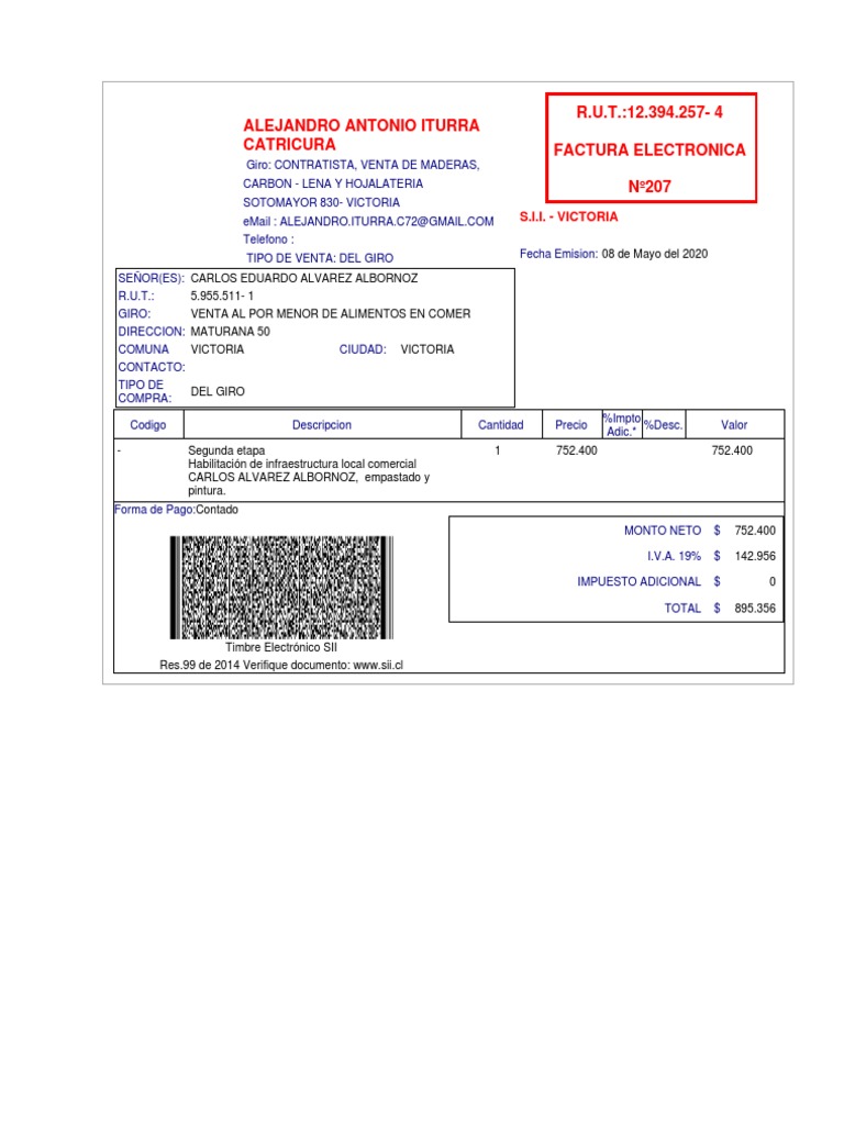 Fact CARLOS EDUARDO ALVAREZ ALBORNOZ PDF | PDF