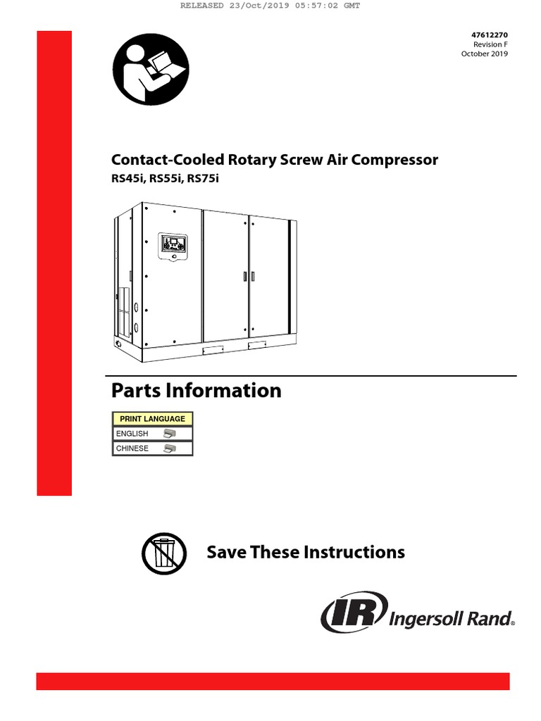 Manual Partes Rs75i | PDF | Door | Valve