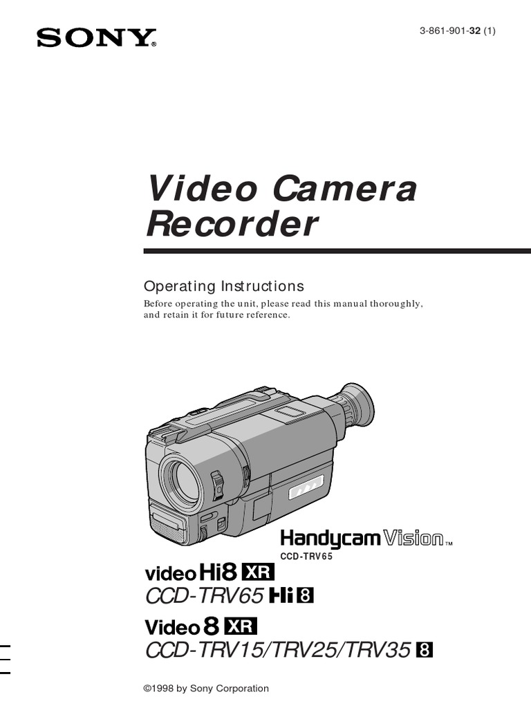 CCD TRV15 | PDF | Zoom Lens | Camera