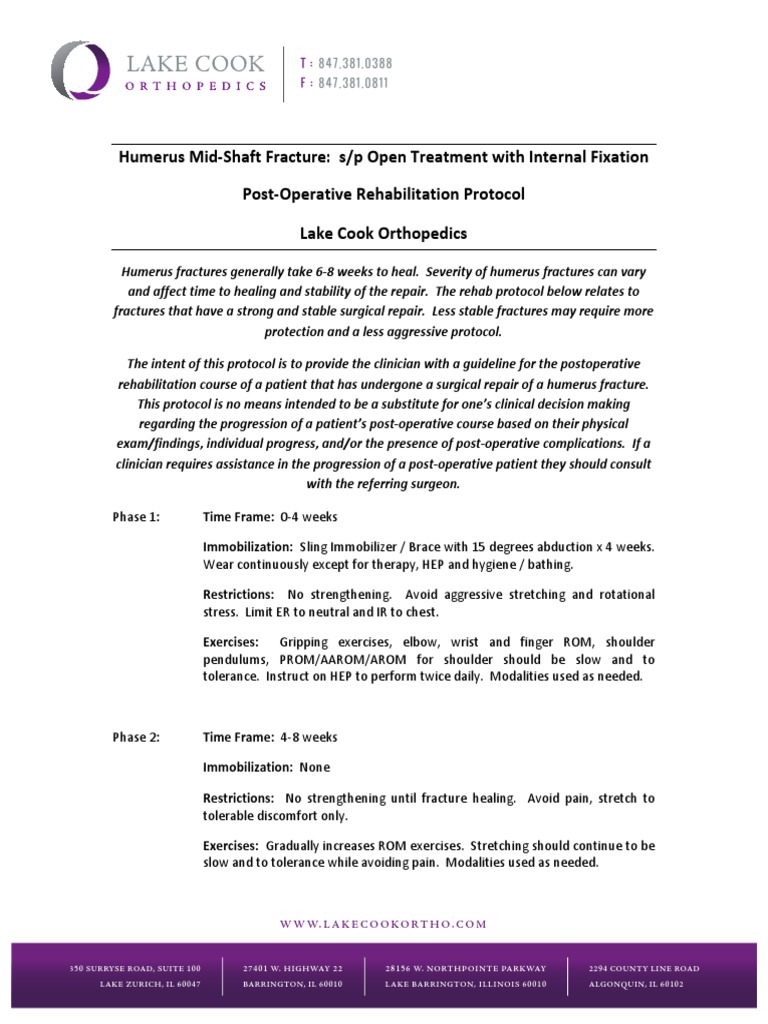 Humerus Fracture Post Repair PDF | PDF | Musculoskeletal Disorders ...