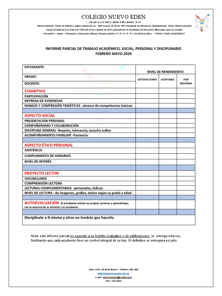 Informe Descriptivo Parcial | PDF | Aprendizaje | Modificación de comportamiento