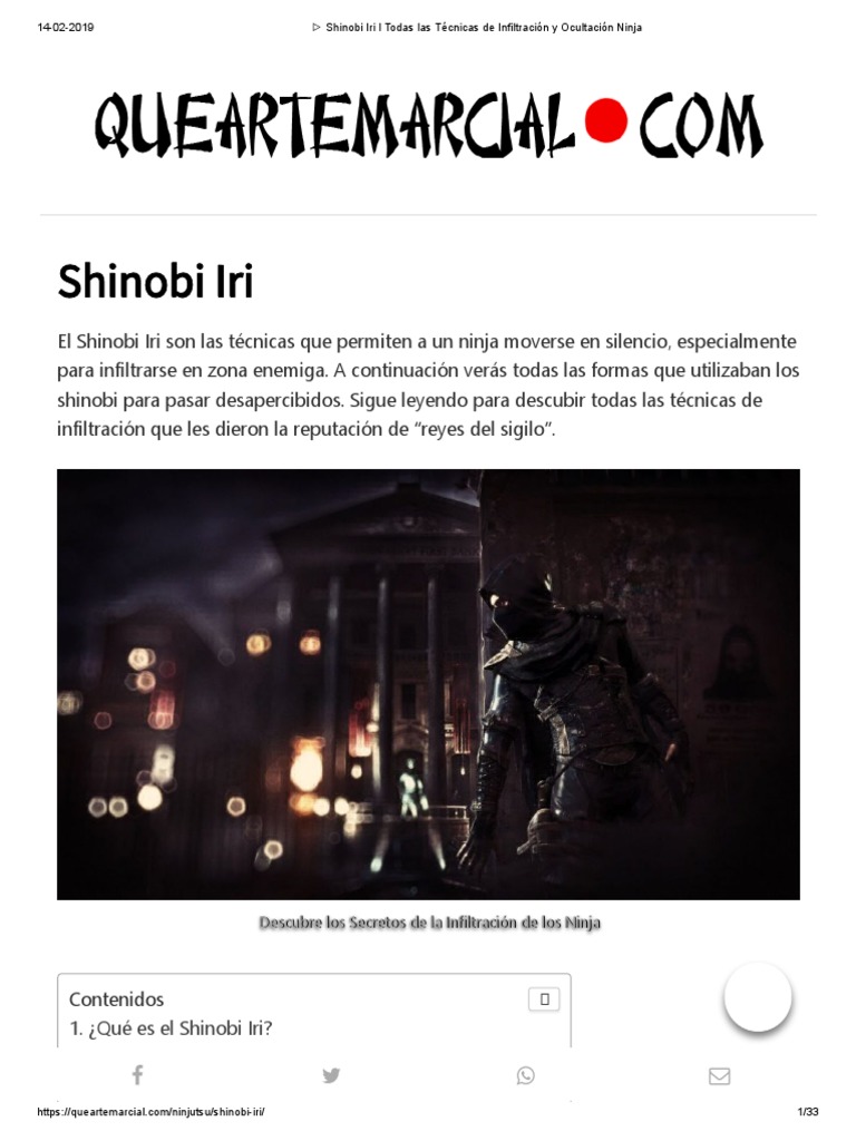 Shinobi Iri PDF | PDF | Ninja | Pie