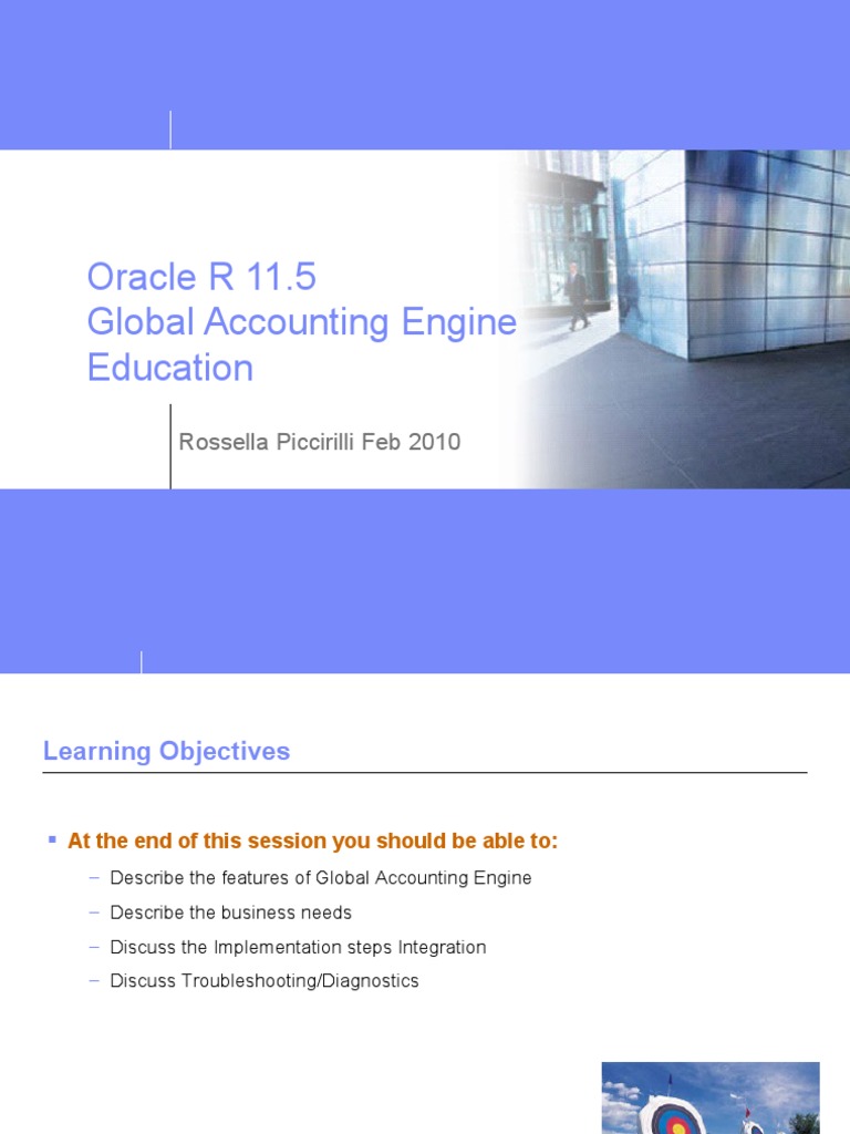 Global Accounting Engine Overview | PDF | Accounts Payable | Accounting