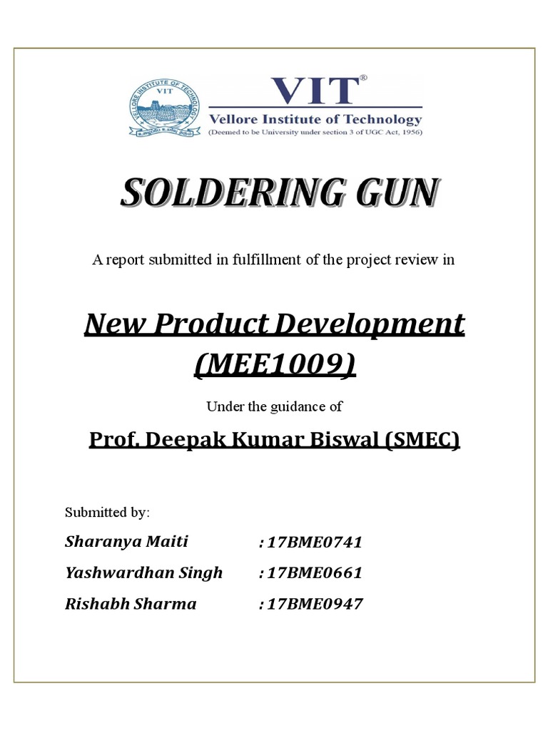 VTOP-NPD Final Report PDF | PDF | Soldering | Energy And Resource