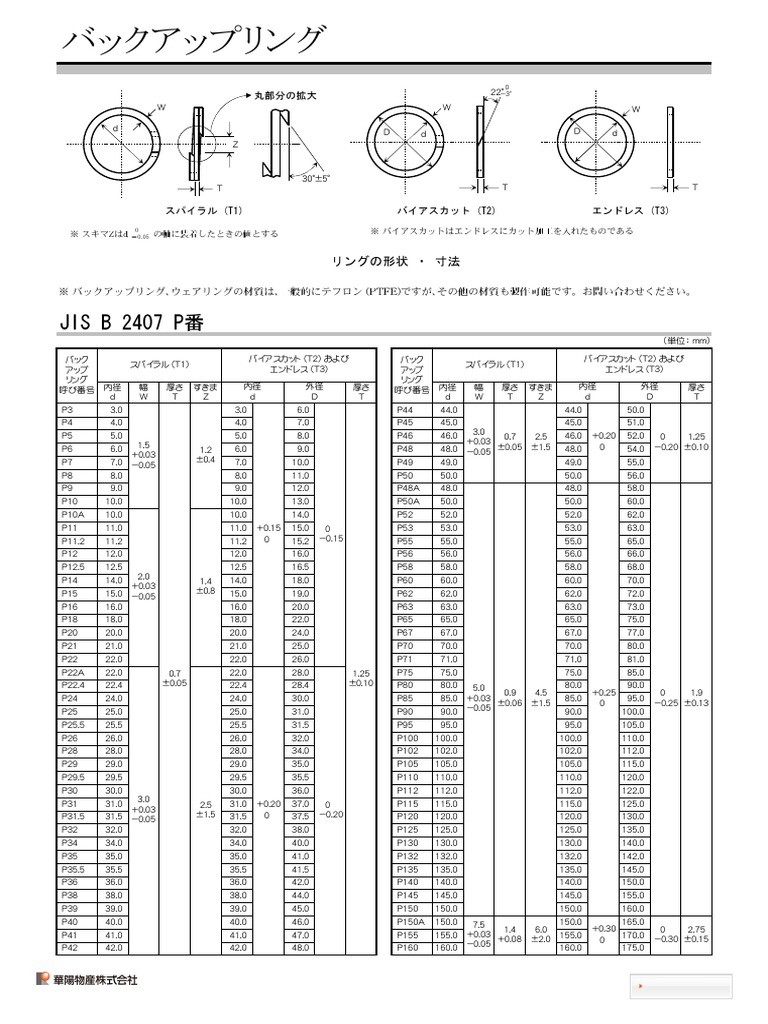 JIS B 2407 P番 | PDF