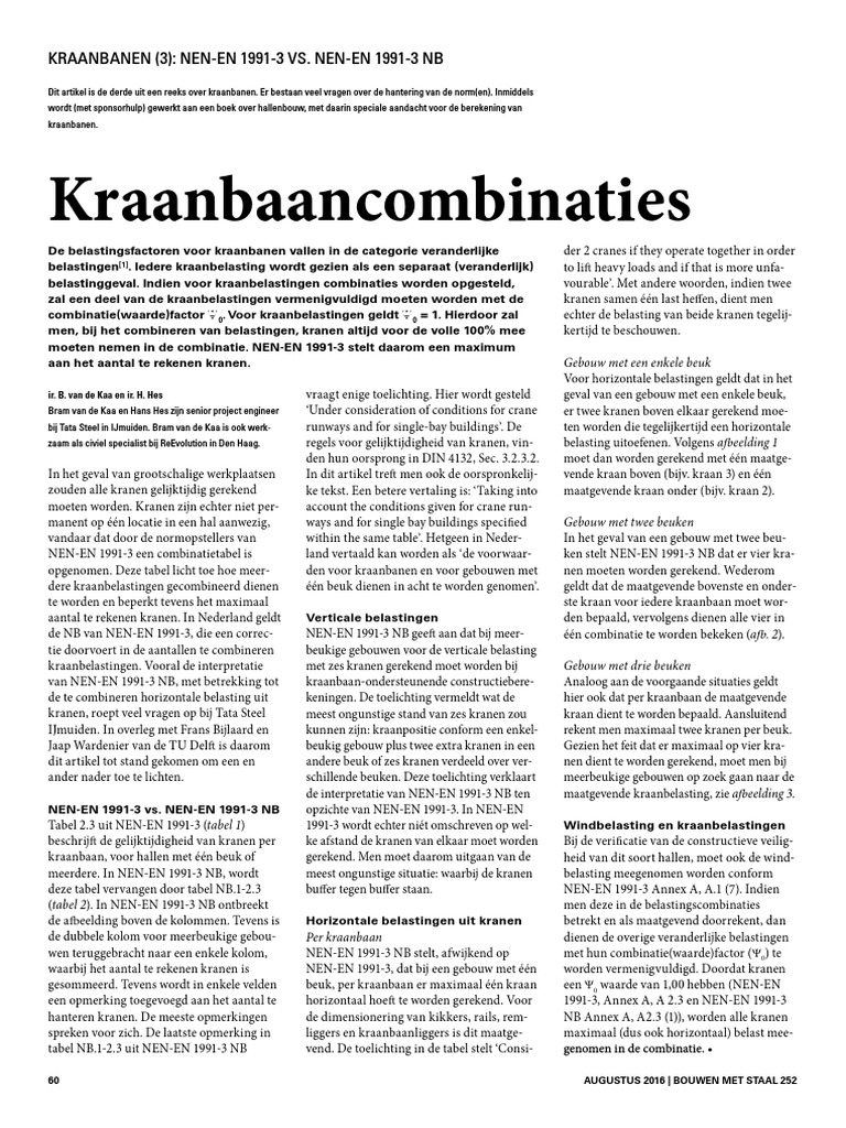 Crane Load Combinations PDF | PDF