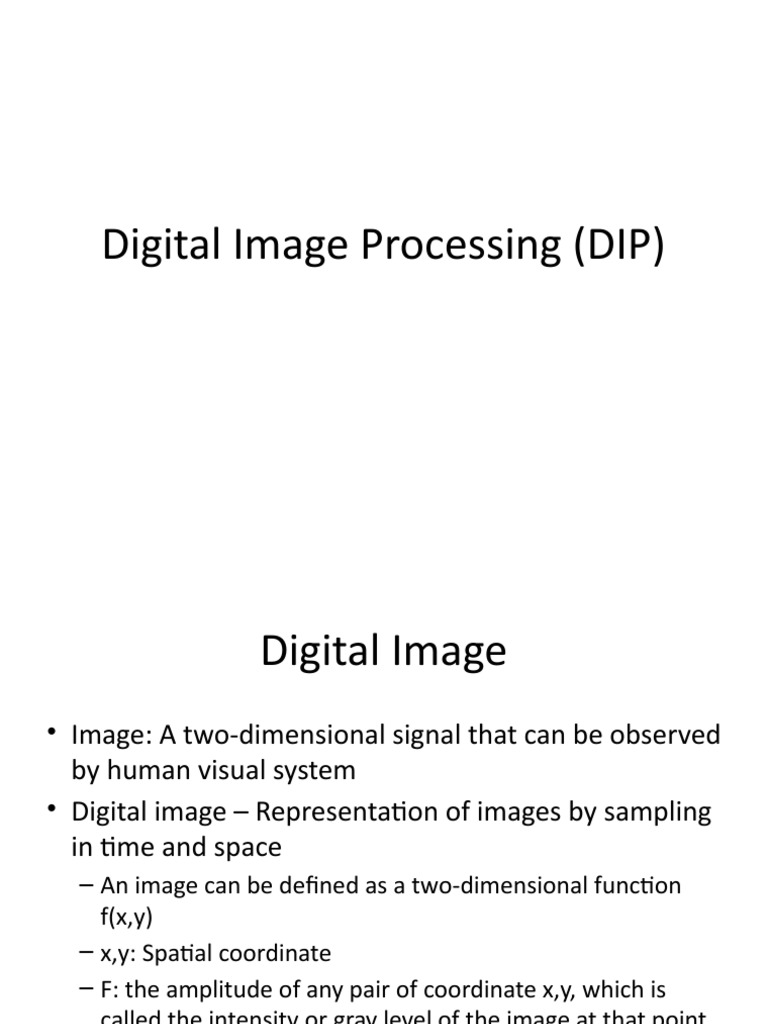 Digital Image Processing | Download Free PDF | Computer Data Storage ...
