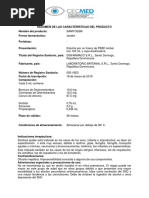 Ficha Tecnica Percof Jarabe | PDF | Medicamentos con receta | Alergia