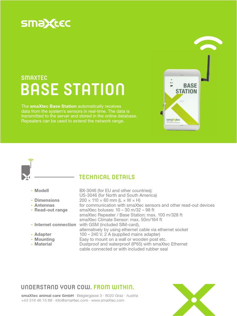 Smaxtec Base Station - EN | PDF | Computers
