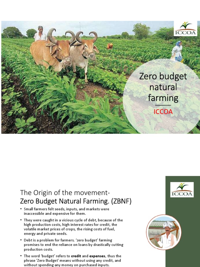 ZERO BUDGET Farming-With Logo | PDF | Mulch | Soil