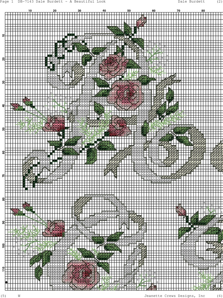 Roses Letters DMC | PDF