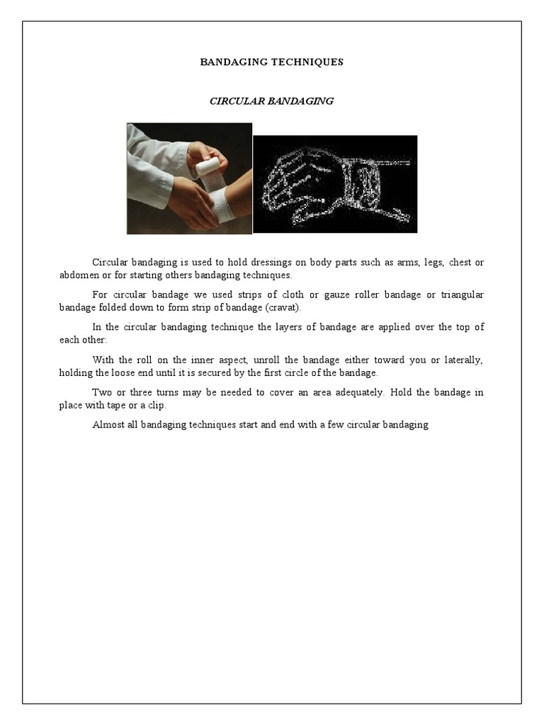 Bandaging Techniques | PDF | Nature