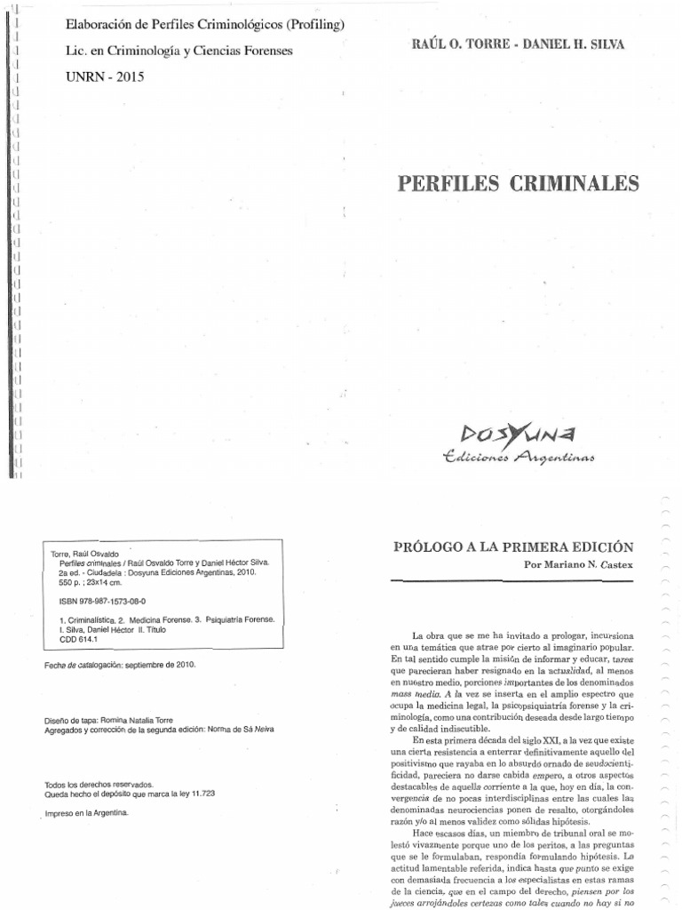 Perfiles Criminales 3 PDF | PDF
