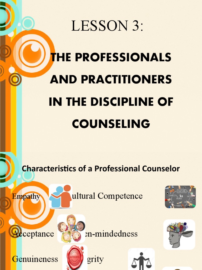 Professionals and Practitioners in Counseling | PDF