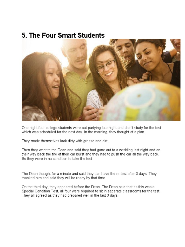 The Four Smart Student | PDF