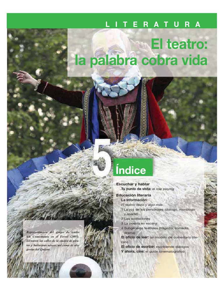 Introducción al Teatro y Cine | PDF | Comedia | Teatro