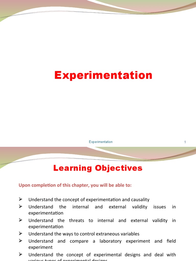 Chapter 8 | PDF | Experiment | Design Of Experiments