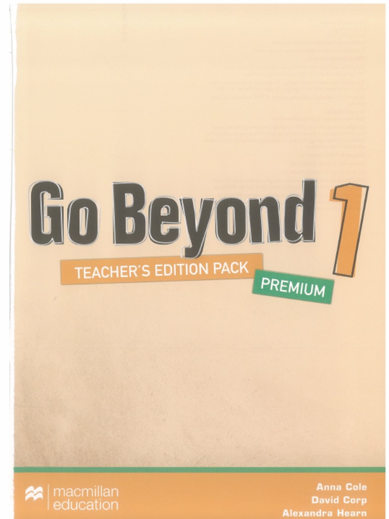 Go Beyond 1 Teacher's Edition PDF | PDF