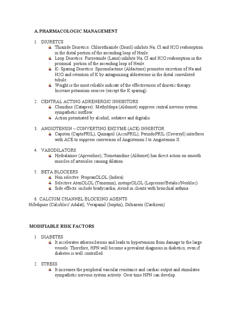 Pharmacological Management | PDF | Angiotensin | Hypertension