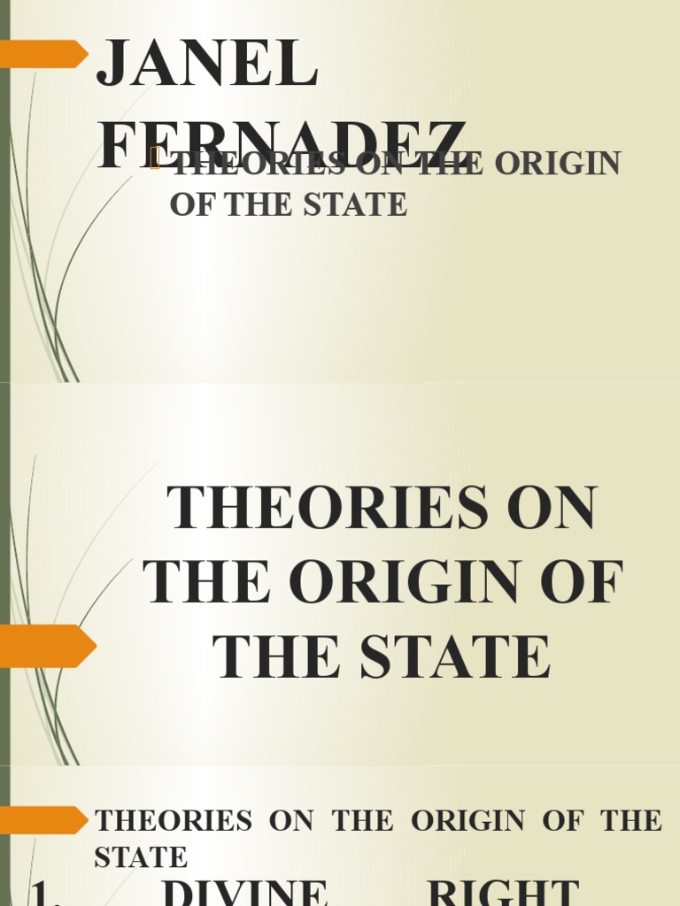 Theories On The Origin of The State | PDF