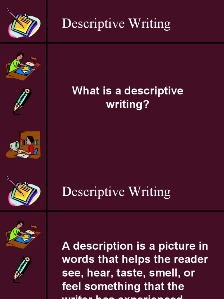 Descriptive Writing Powerpoint | PDF